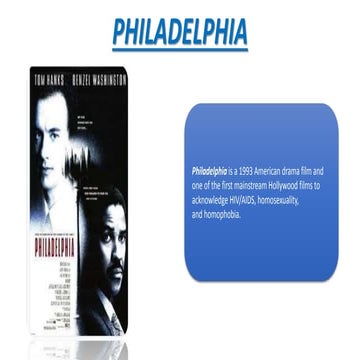 Pelicula Philadelphia | PPTX