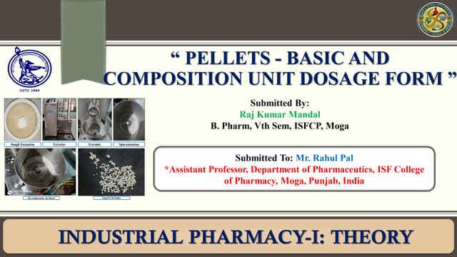 Multi Unit Pellet System (MUPS) | PPTX