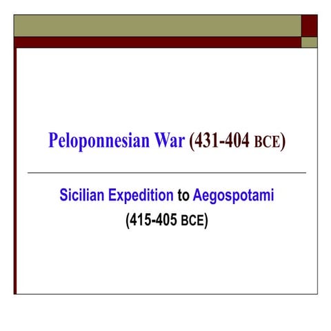 Peloponnesian War(431-404 BCE).ppt