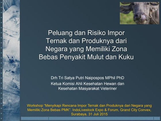 Produktivitas Sapi Perah dan Dampak PMK Pada Situasi Endemik ...