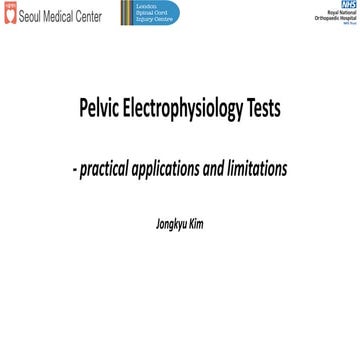 pelvic electrophysiology test | PDF