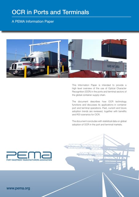 Port Technology and Information Systems in Modern Logistics | PPT