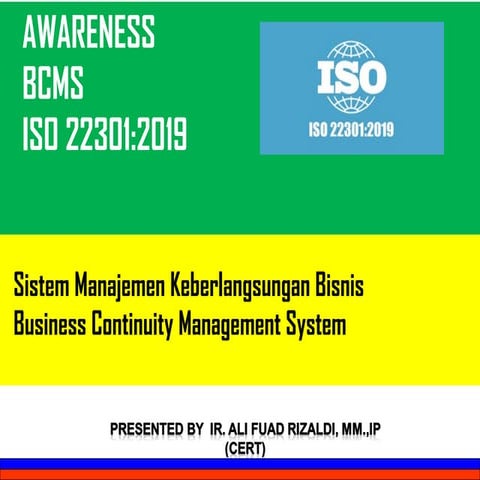 Materi Pemahaman ISO 22301_2019 BCMS.ppt