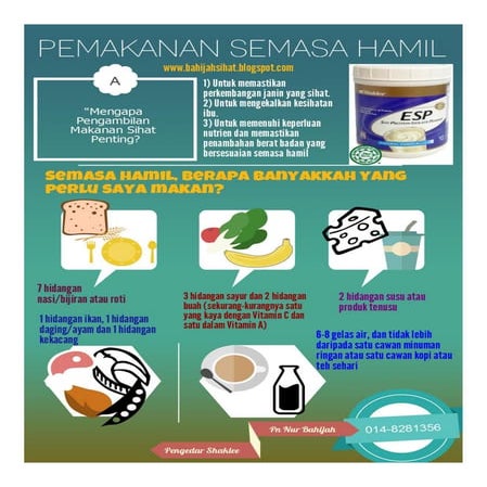 Pemakanan Semasa Hamil | PDF