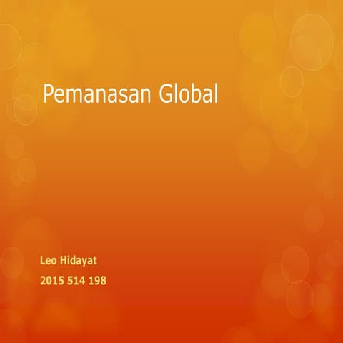 Pemanasan global | PPT