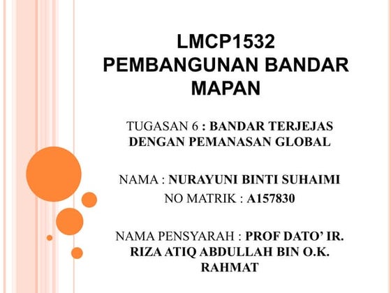 Pemanasan global | PPTX