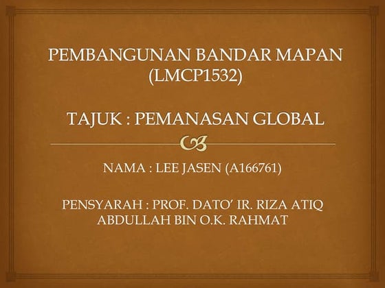 Pemanasan global | PPT