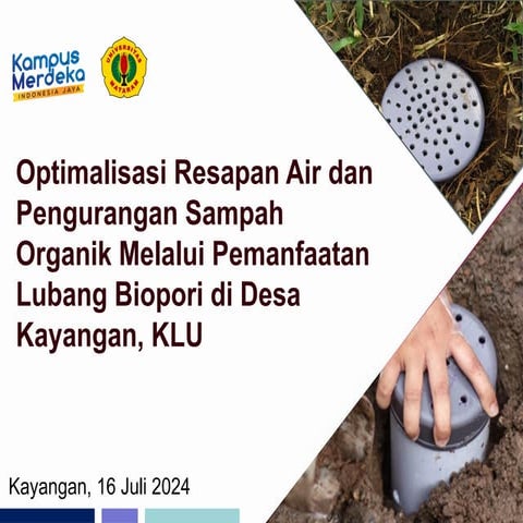 pemanfaatan biopori dalam upaya konservasi tanah dan air.pptx