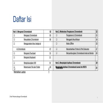 Pemanfaatan Chromebook Untuk satuan pendidikan | PPTX