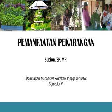 Pemanfaatan Perkarangan dilingkungan rumah.pptx