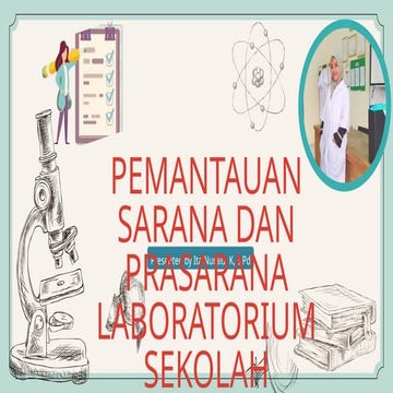 Pemantauan Sarana Prasarana Laboratorium sekolah.pptx