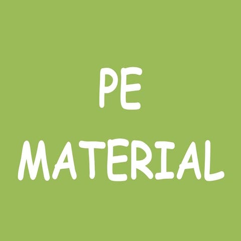 PE Material | PPT