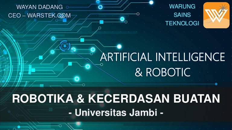 ROBOTIKA & KECERDASAN BUATAN