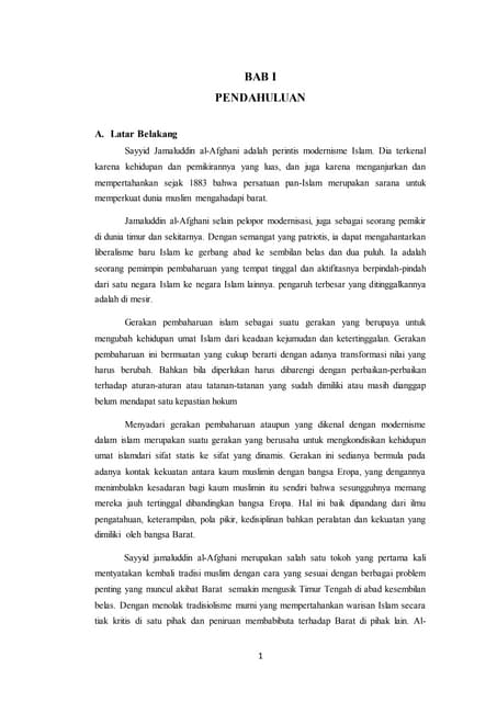 Sejarah Pemikiran Ekonomi Islam Jamaluddin Al Afghani, Muhammad Abduh ...