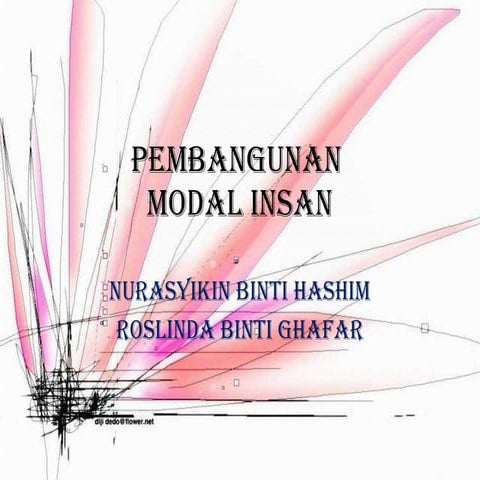 Pembangunan modal insan.. | PPT