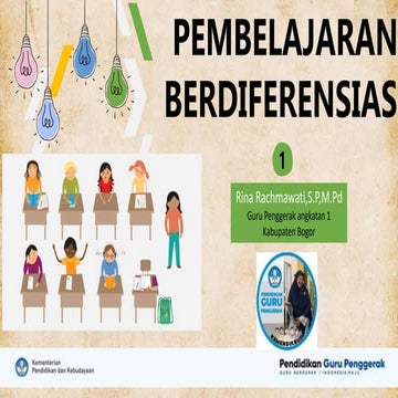 Implementasi kurikulum merdeka melalui Pembelajaran berdiferensiasi .ppt