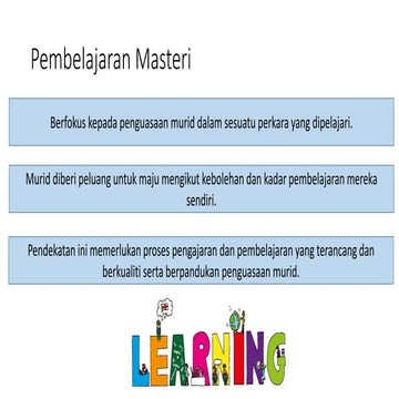 Pembelajaran Masteri | PPTX