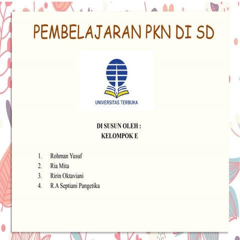 Modul 2 Karakteristik PKn Sebagai Pendidikan Nilai dan Moral.pptx