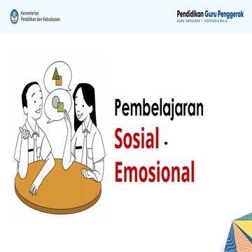 Pembelajaran sosial emosional PSE Guru Penggerak | PPTX