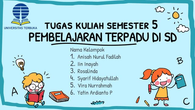 Pembelajaran terpadu Modul 2 _ PGSD UT_. | PPTX