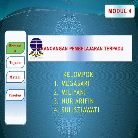 Pembelajaran Terpadu di SD Universitas T | PPT