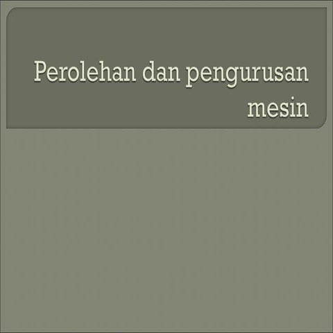 Pembelian & perolehan | PPT