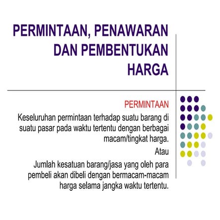 Pembentukan harga | PPTX