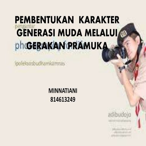 Pembentukan karakter generasi muda melalui | PPTX