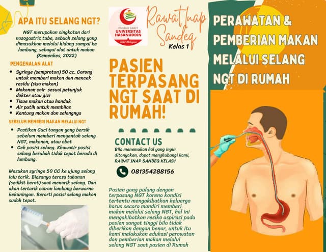 ppt Nasal Gastro Tube (NGT) pada anak dan dewasa | PPTX