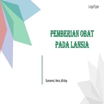 Pemberian Obat Dengan Tehnik 6 Benar Pptx