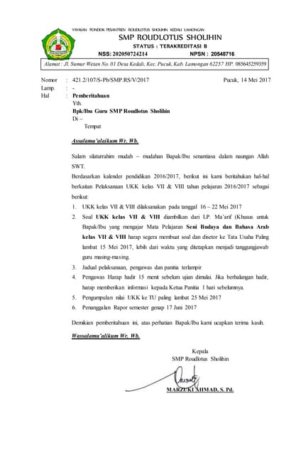 Contoh LPJ LDK OSIS | PDF