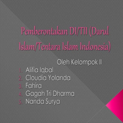 IPS Sejarah Pemberontakan DI/TII (Darul Islam atau Tentara Islam ...