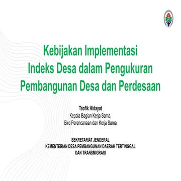 Pembiayaan Implementasi Indeks Desa.pptx