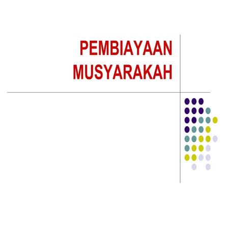 Pembiayaan musyarakah | PDF