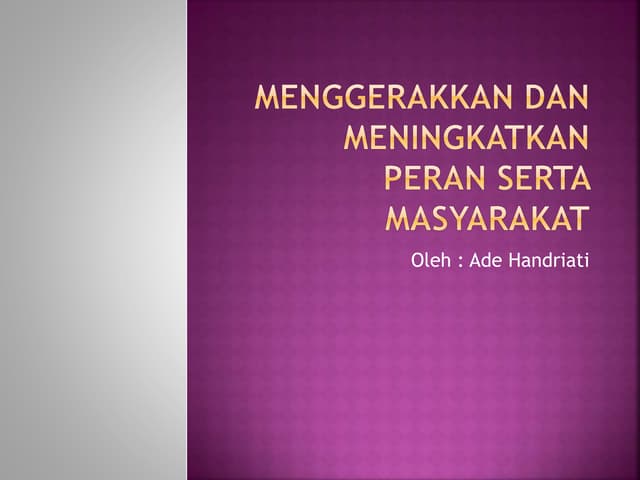 DUKUN DAN KADER | PPTX