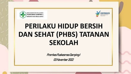 MATERI PPT PERILAKU HIDUP BERSIH DAN SEHAT | PPT