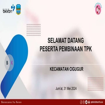 Pembinaan Tim Pendamping Keluarga dalam Percepatan Penurunan Stunting | PPT