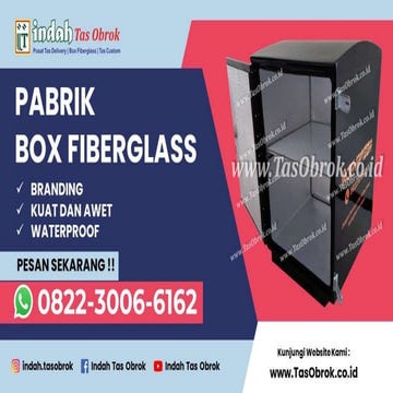 WA/TELP : 0822-3006-6162, Penjual Fiberglass Pizza Delivery Box ...