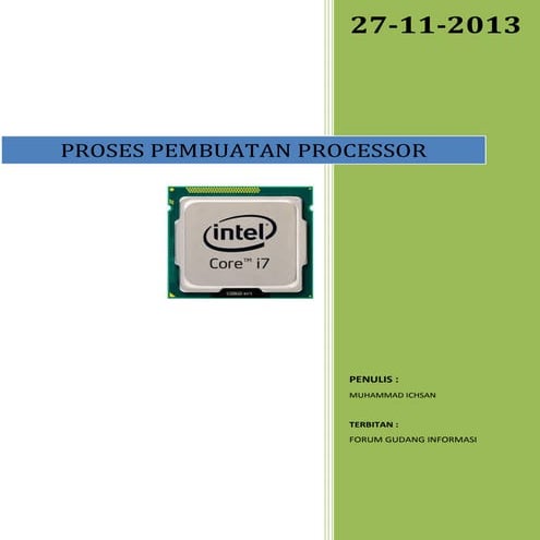 Pembuatan processor | PDF