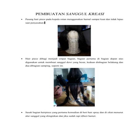 Sanggul tradisional | PDF