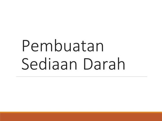 Pembuatan preparat segar | PPT
