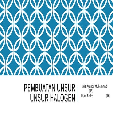 Pembuatan unsur unsur halogen.pptx