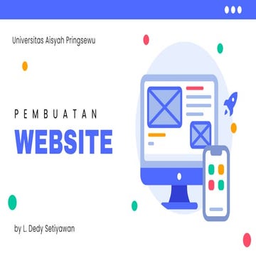Tutorial Singkat Jelas dan Padat Pembuatan Website | PPT