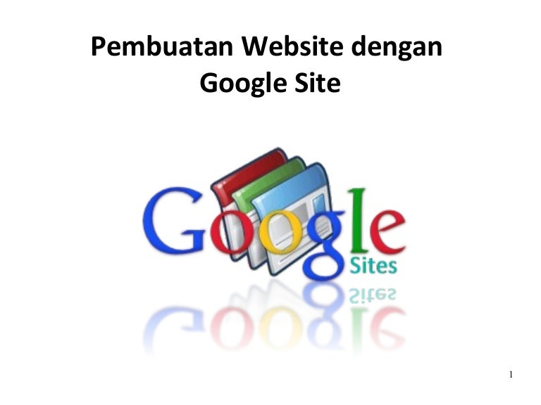 Pembuatan website dengan google site
