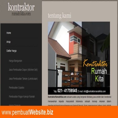 Pembuat website kontraktor rumah kita | PDF