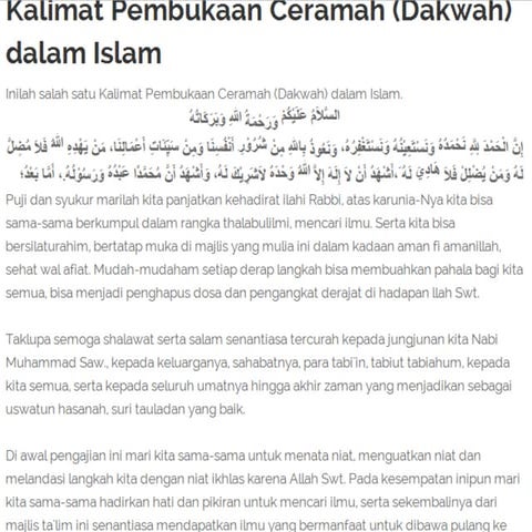 Pembukaan ceramah | PPTX