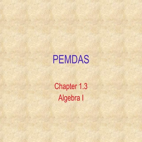 Pemdas 01 | PPT | Programming Languages | Computing