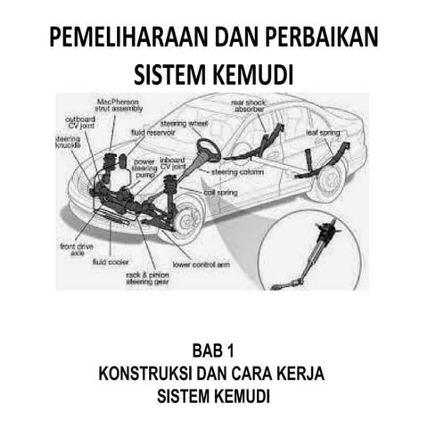 Pemeliharaan servise sistem kemudi bab 1 dan 2 | PPT
