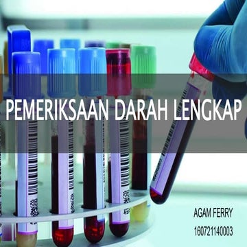 Pemeriksaan Darah Lengkap (CBC) | PPTX