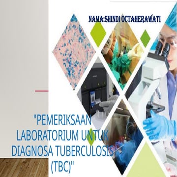Pemeriksaan Laboratorium untuk Diagnosa Tuberculosis (TBC.pptx
